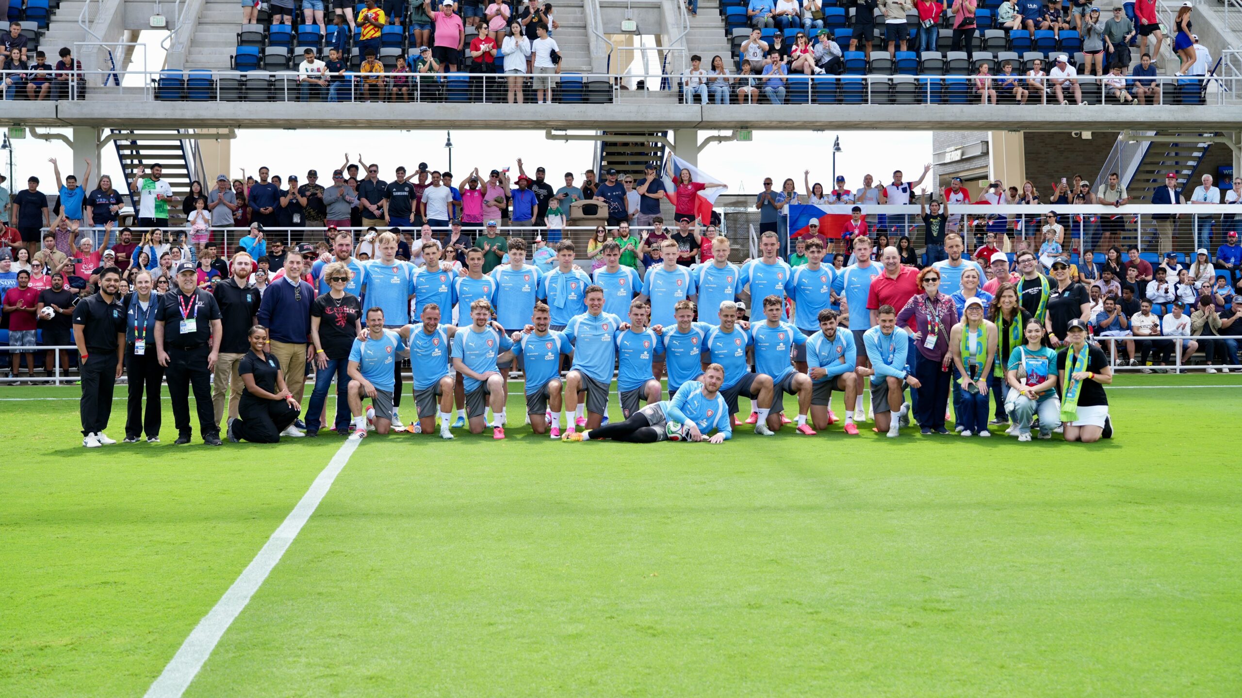 Mansfield Stadium hosts Community Training Session for Team Czechia ...